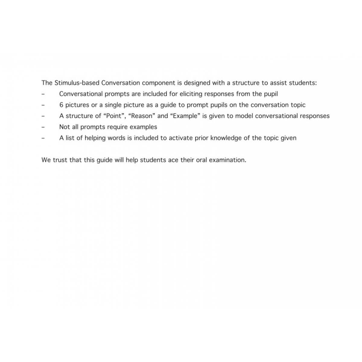 Primary 3 English Oral: Reading Aloud and Stimulus-based