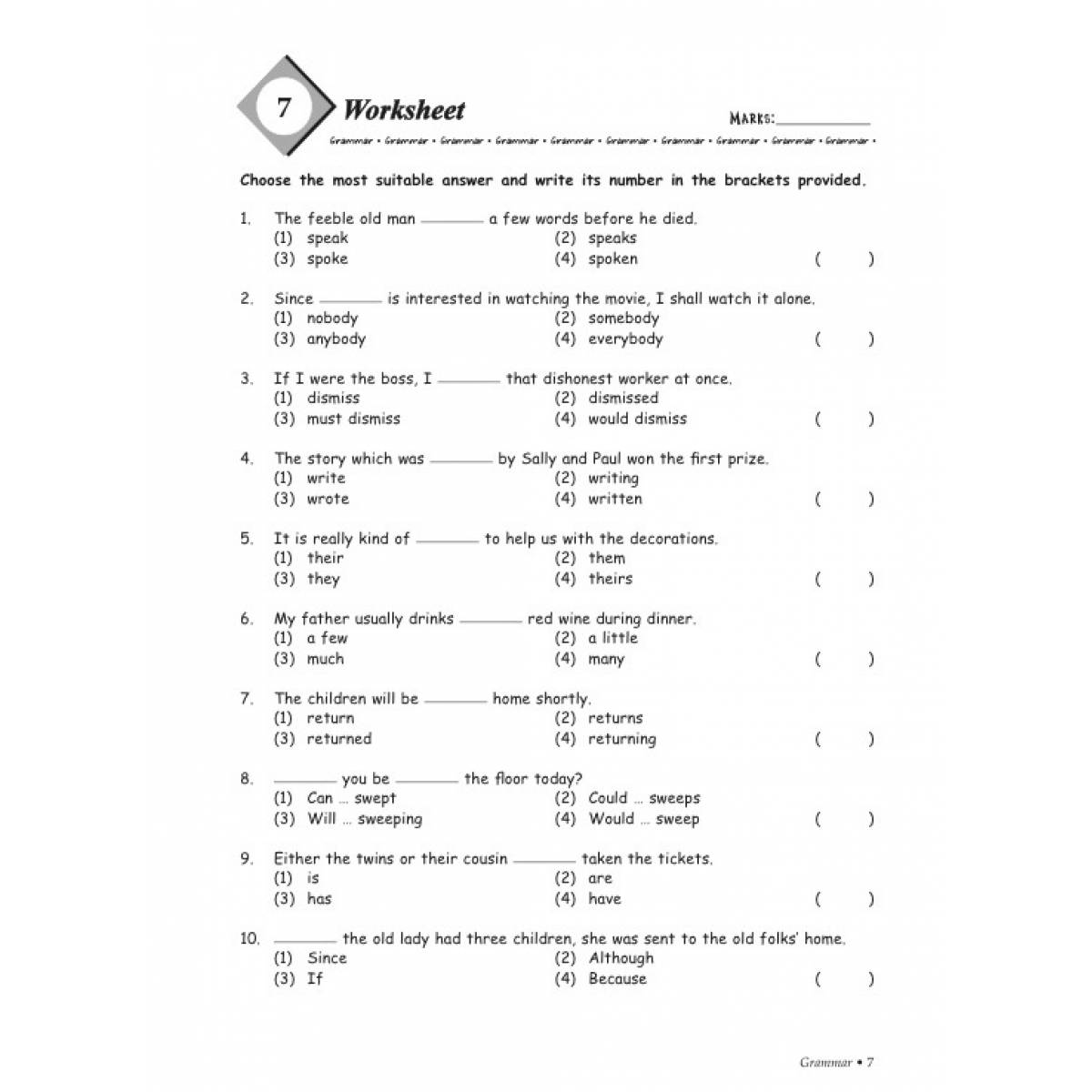 Grammar Vocabulary 3 Grammar Vocabulary 3