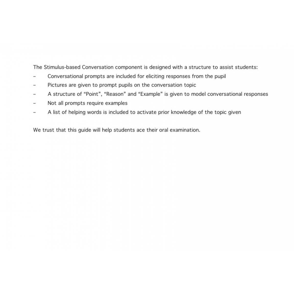 Primary 5 English Oral: Reading Aloud & Stimulus-based