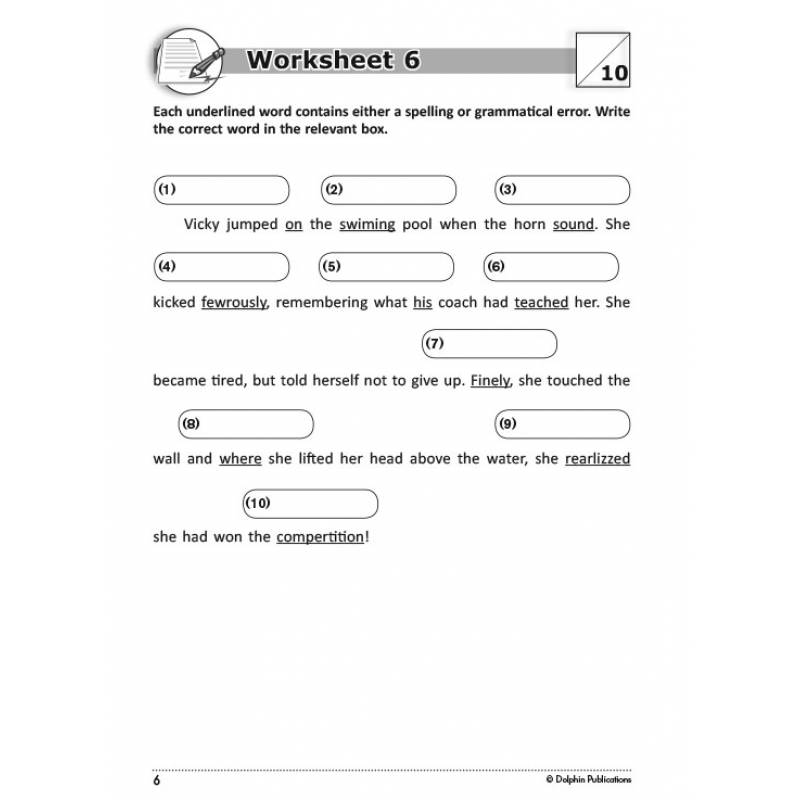 Primary Grammar Worksheets 1