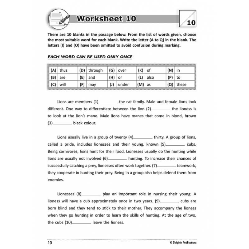 Primary Grammar Worksheets 4