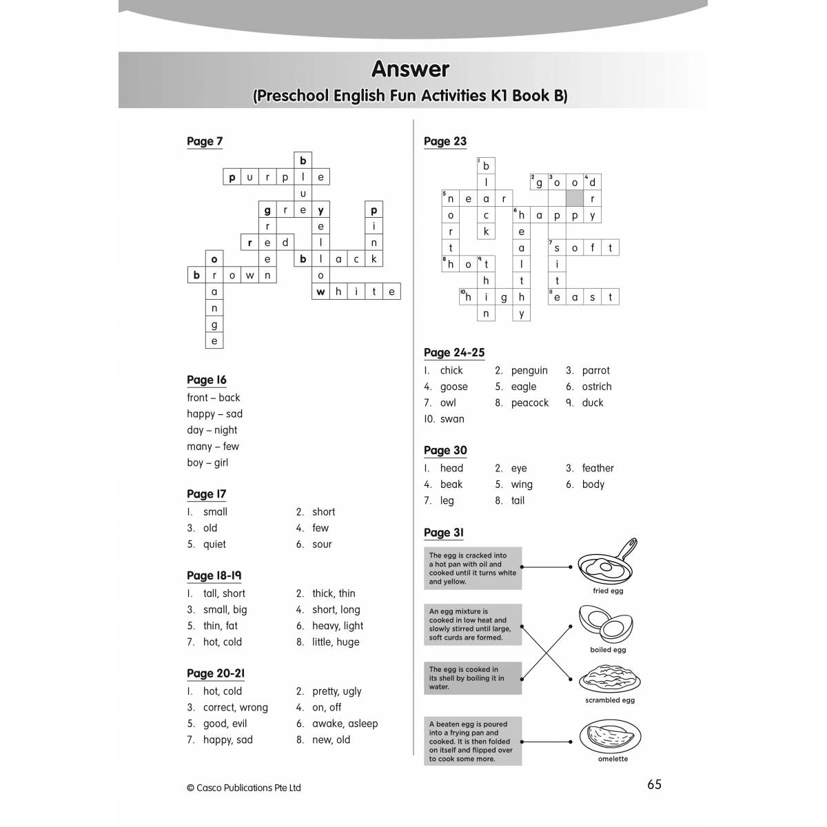 Preschool English Fun Activities K1 Book B