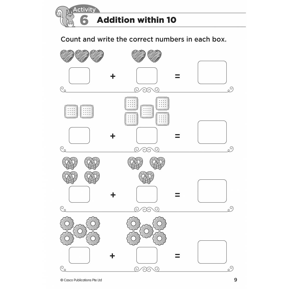 Kindergarten Mathematics for Ages 5-6: Addition and Subtraction