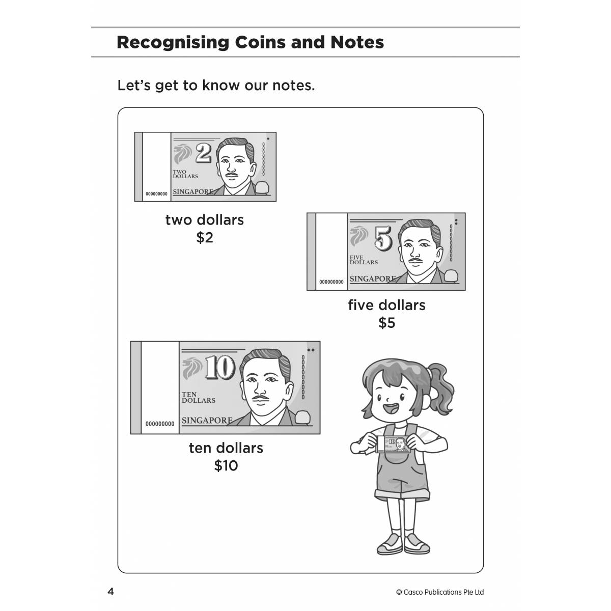 Kindergarten Mathematics for Ages 5-6: Learn About Money