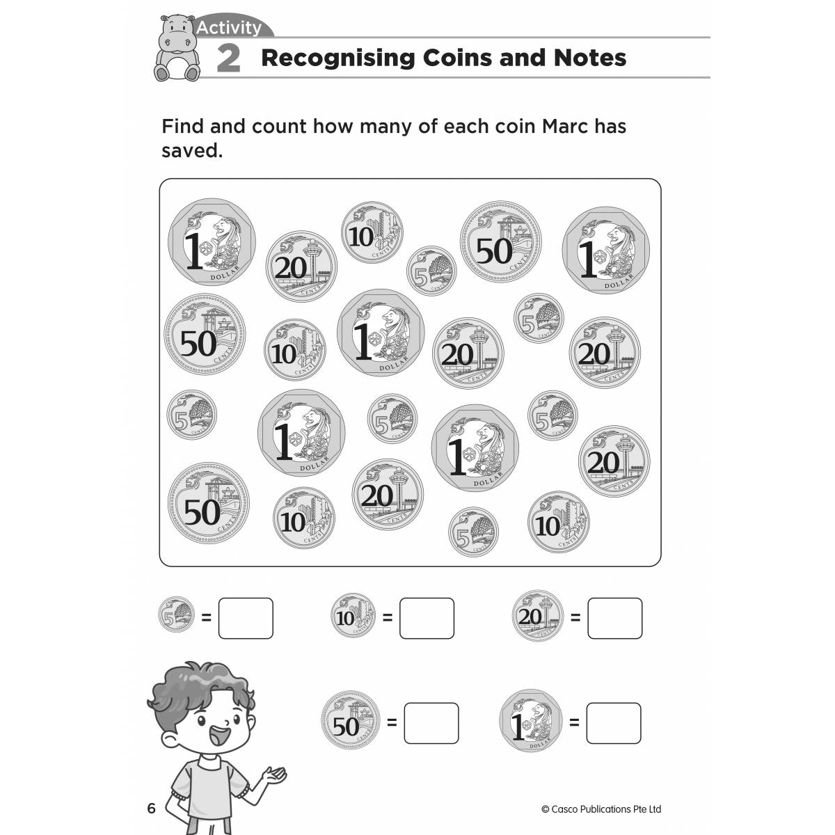 Kindergarten Mathematics for Ages 5-6: Learn About Money