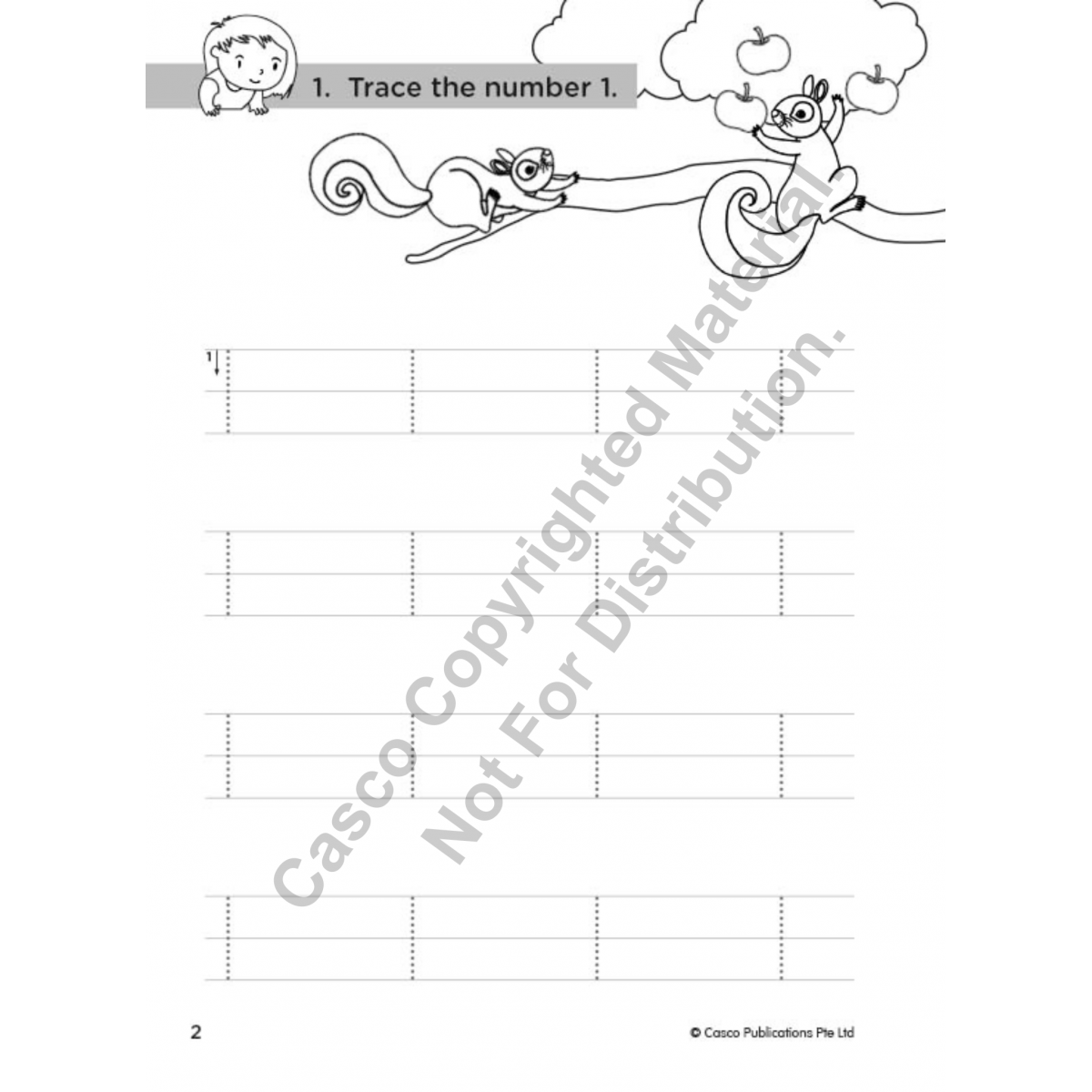 Simple Maths for Ages 2-5: Tracing and Writing Numbers 1 to 10