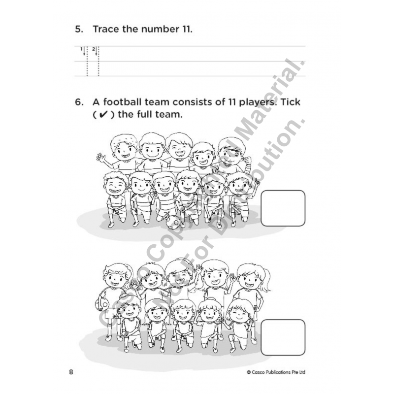 Simple Maths for Ages 2-5: Tracing and Writing Numbers 11 to 20