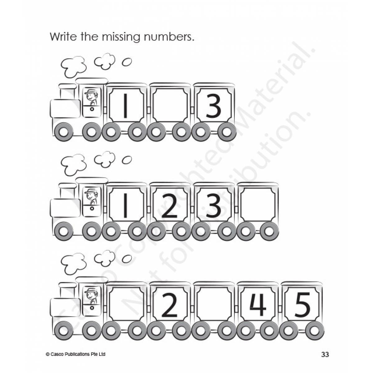 Step by Step Early Math Skills Book 2: Counting Numbers to 5 (for Ages 3-4)