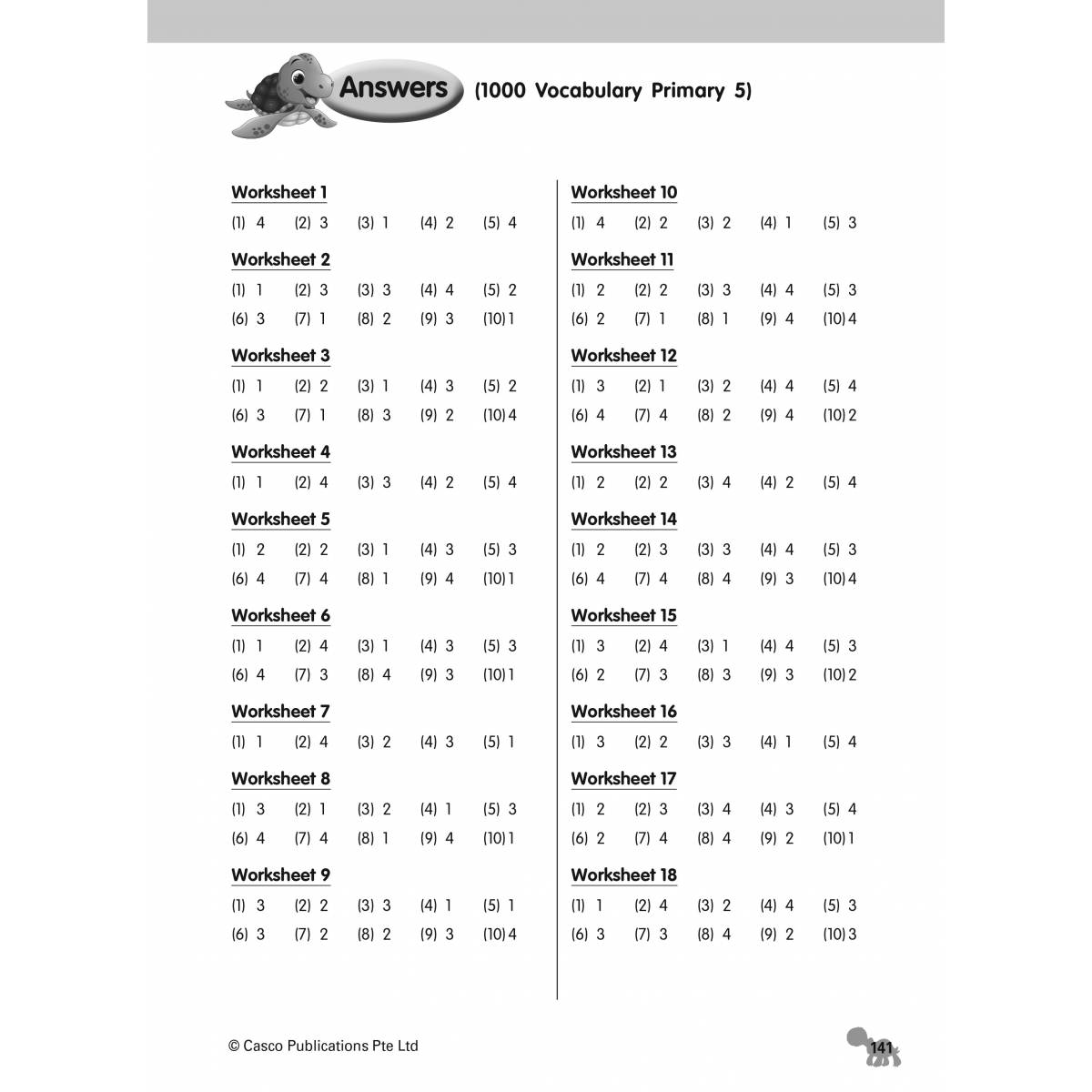 Primary 5 1000 Vocabulary - 3rd Edition