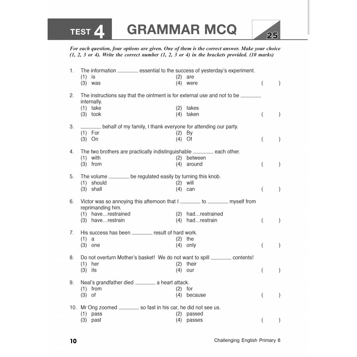Challenging English Primary 6 - 2nd Edition