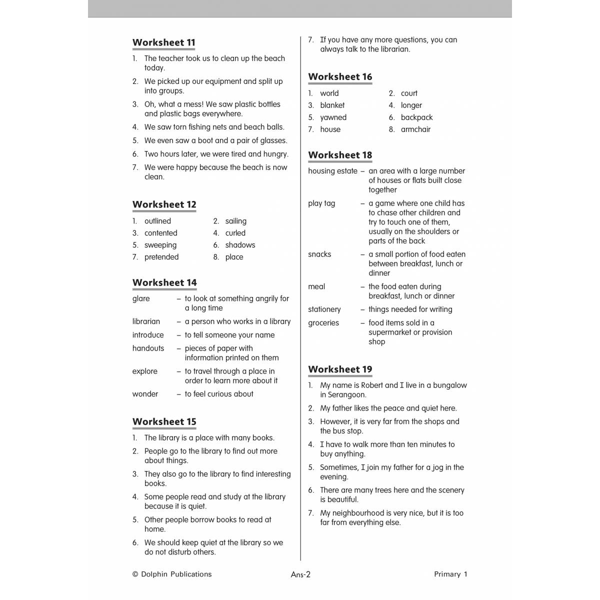 Composition Writing Exercises Primary 1 (Pack)