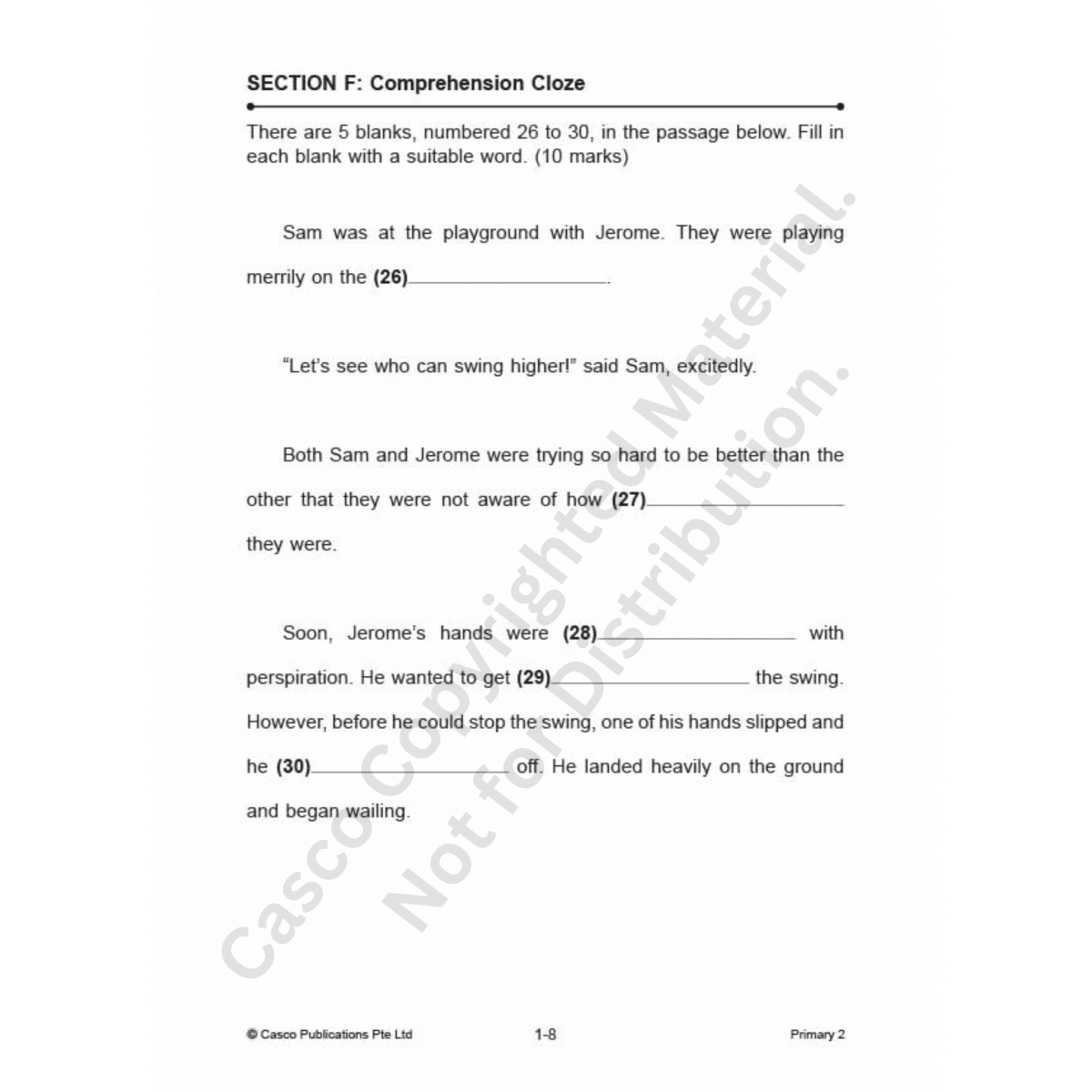 English Examination Papers Primary 2 (Pack)