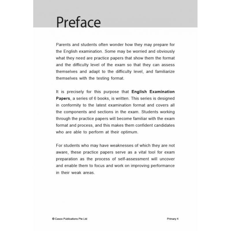 English Examination Papers Primary 4 (Pack)