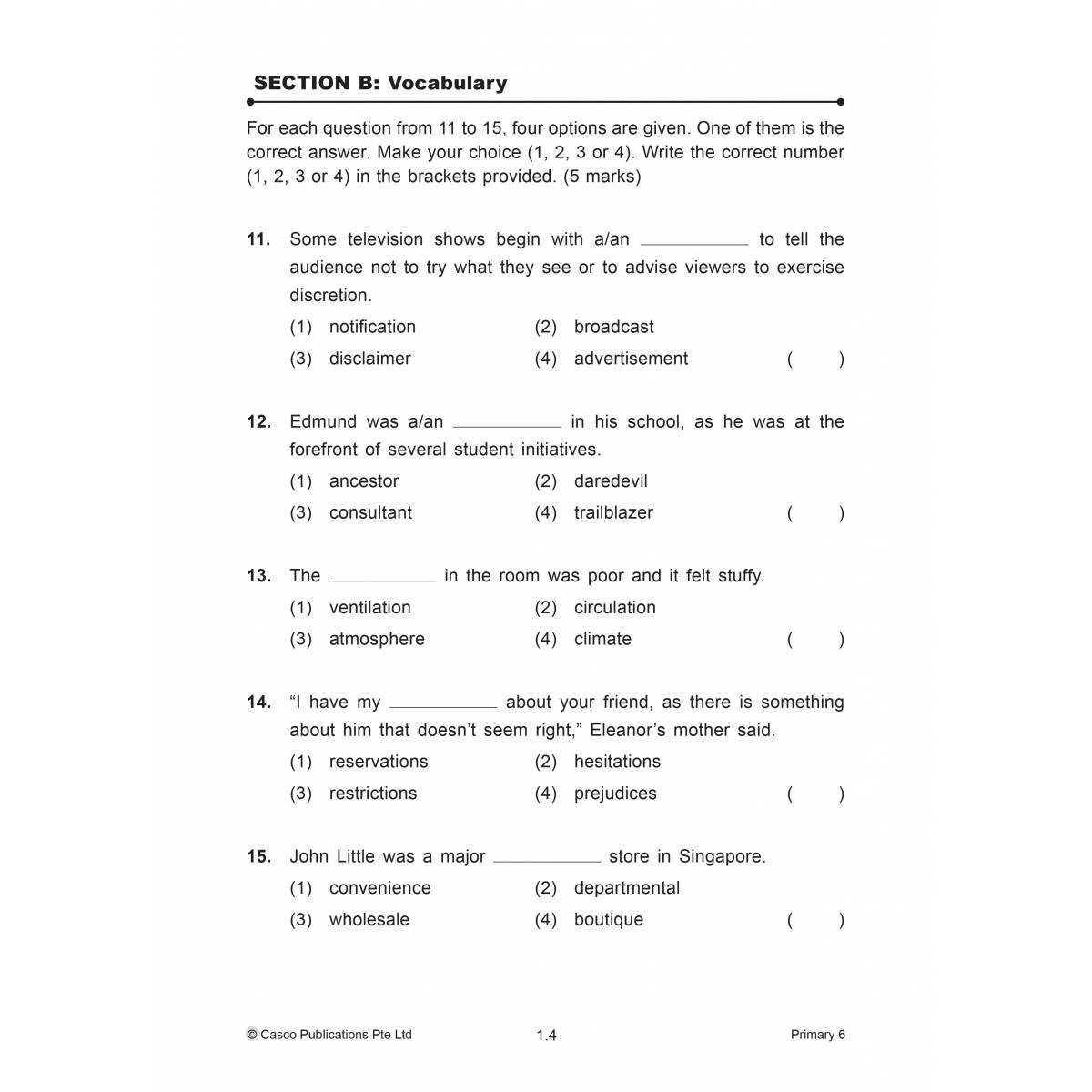 English Examination Papers Primary 6 PSLE (Pack) - 2nd Edition