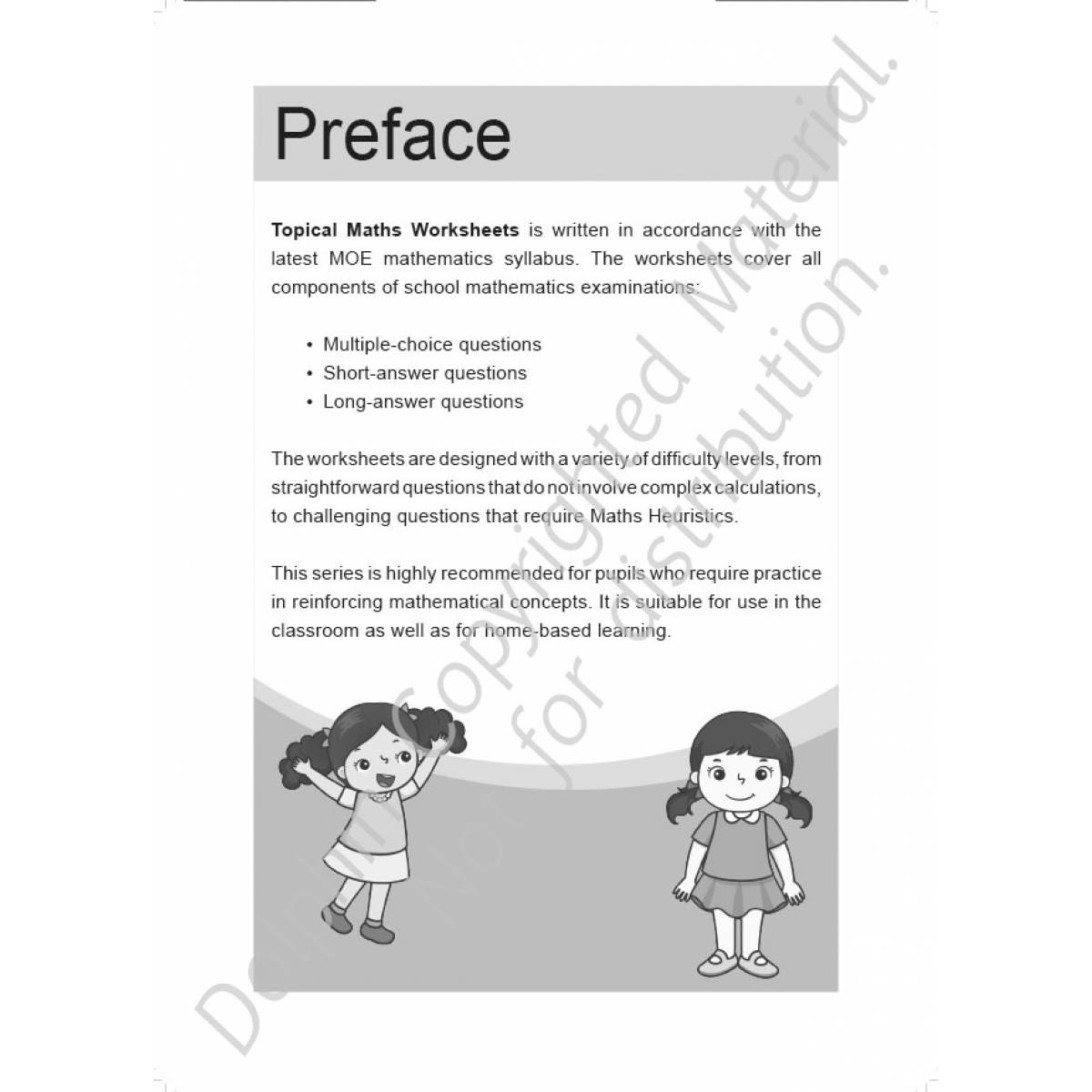 Topical Maths Worksheets Primary 2 (Pack)