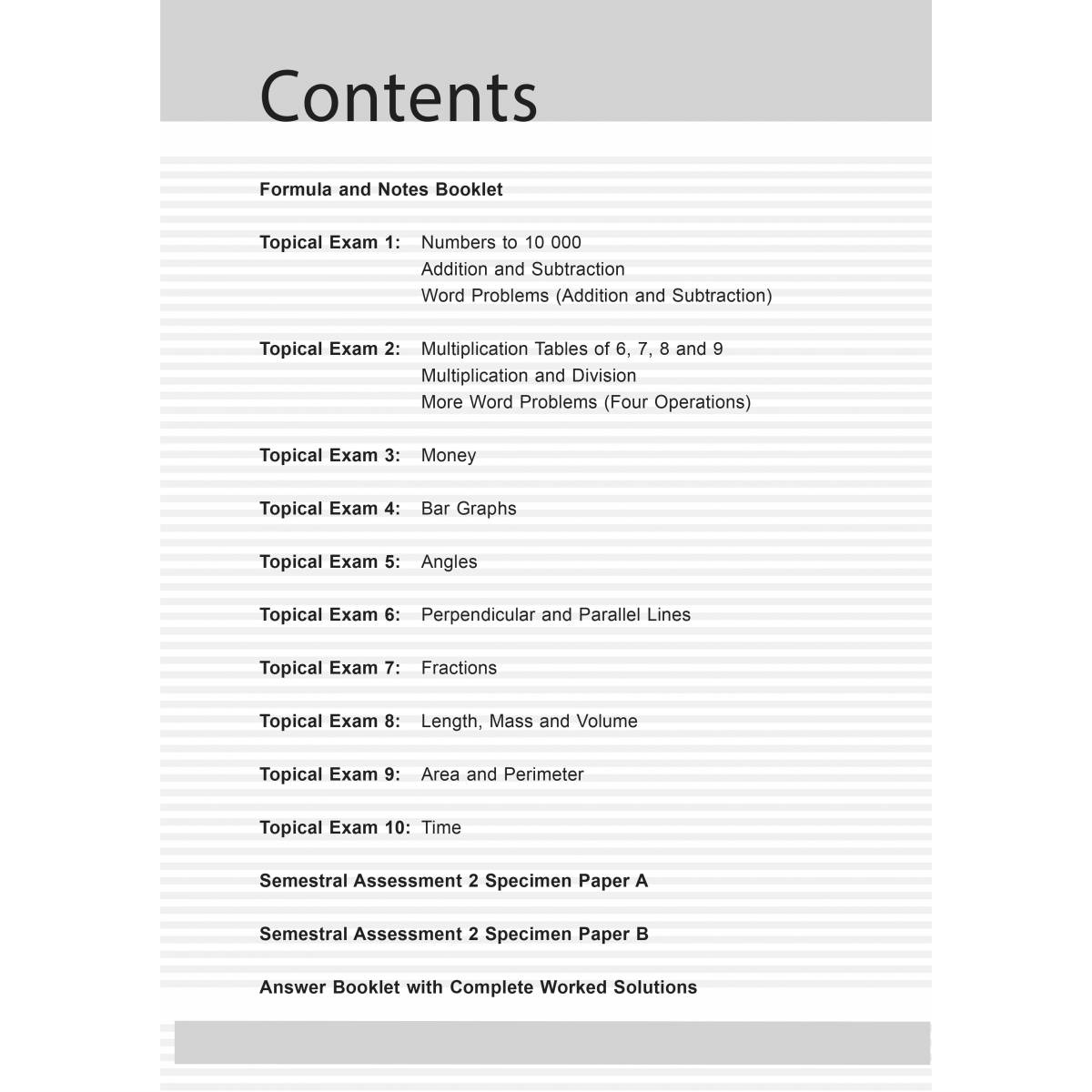 Primary 3 Exam Questions Topical Maths (Pack) - 2nd Edition