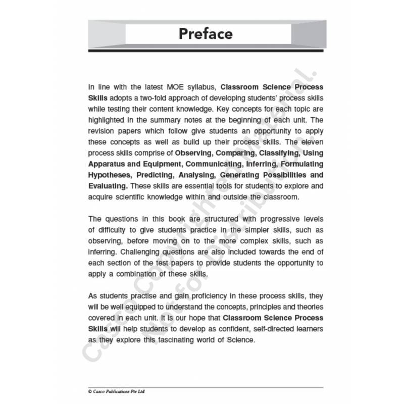 Classroom Science Process Skills P4