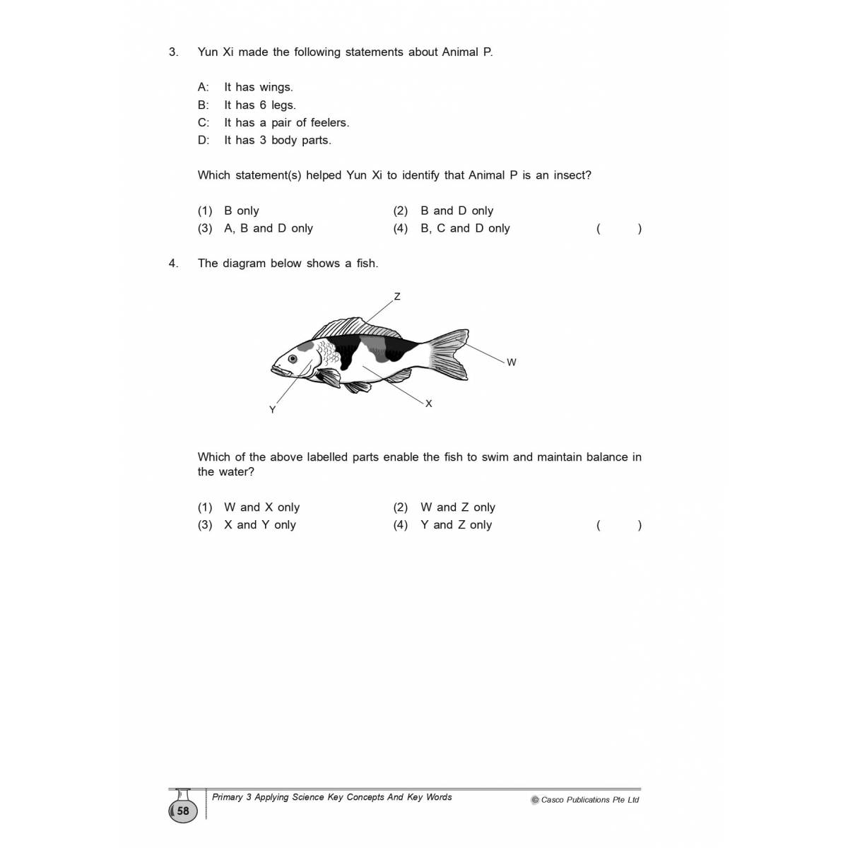 Science Applying Key Concepts & Key Words Primary 3 - 2nd Edition