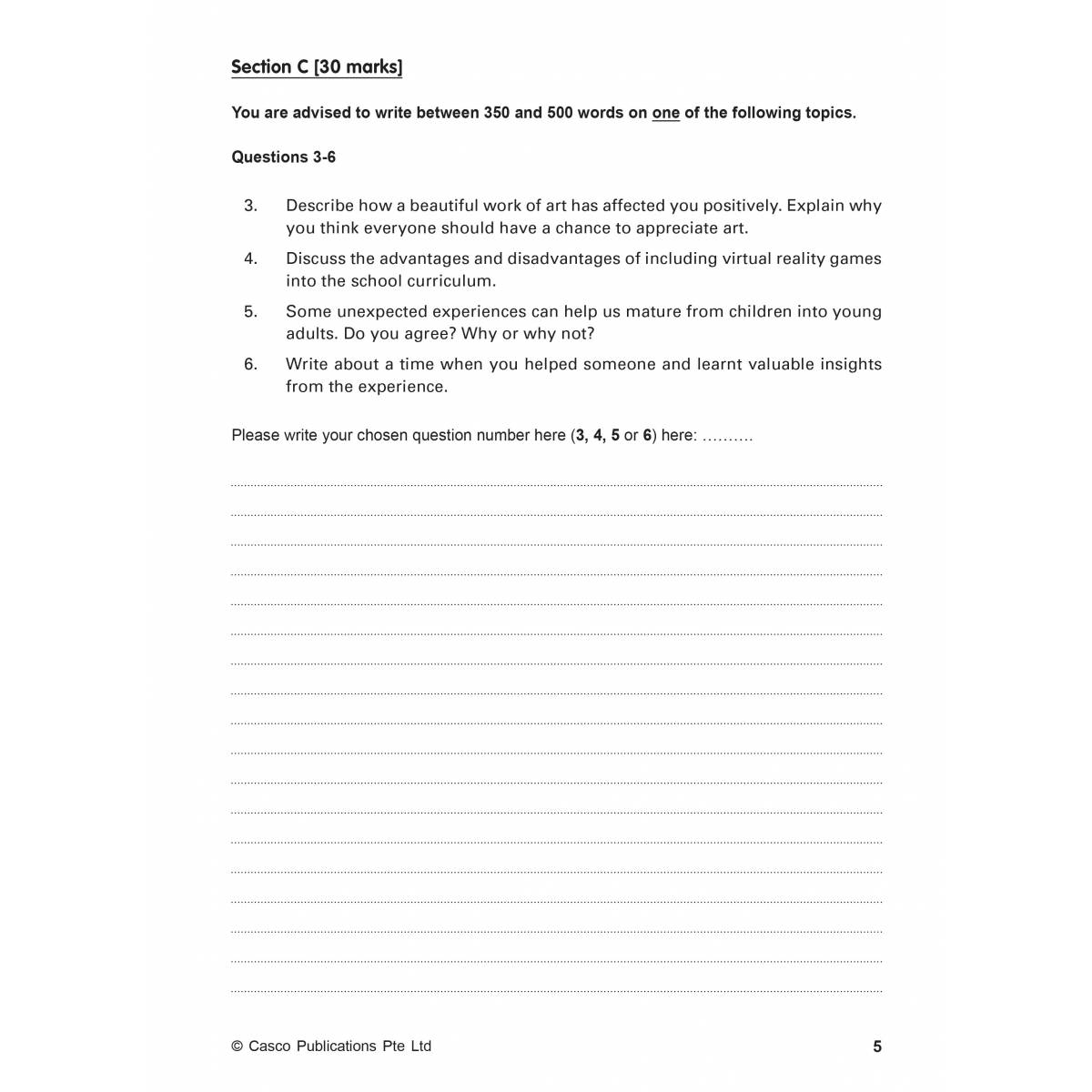 Ace your O Level English Essay Writing - Write it Sharp