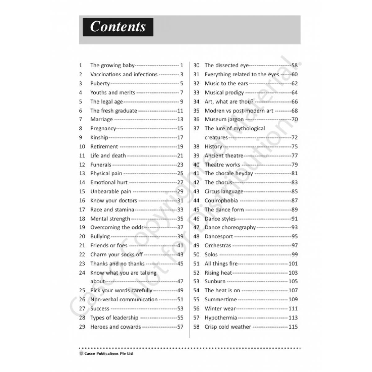 Secondary 2 Power Vocabulary