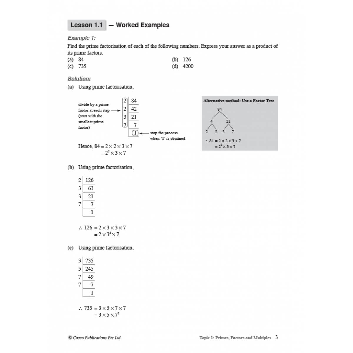 Secondary 1 Mathematics Topical Guide - Revised Edition