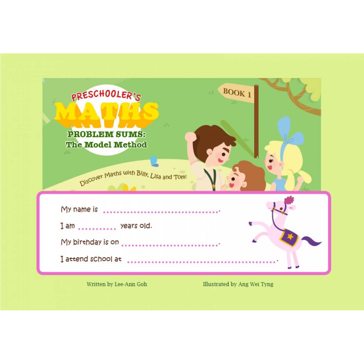 Preschooler's Maths Problem Sums Book 1: The Model Method