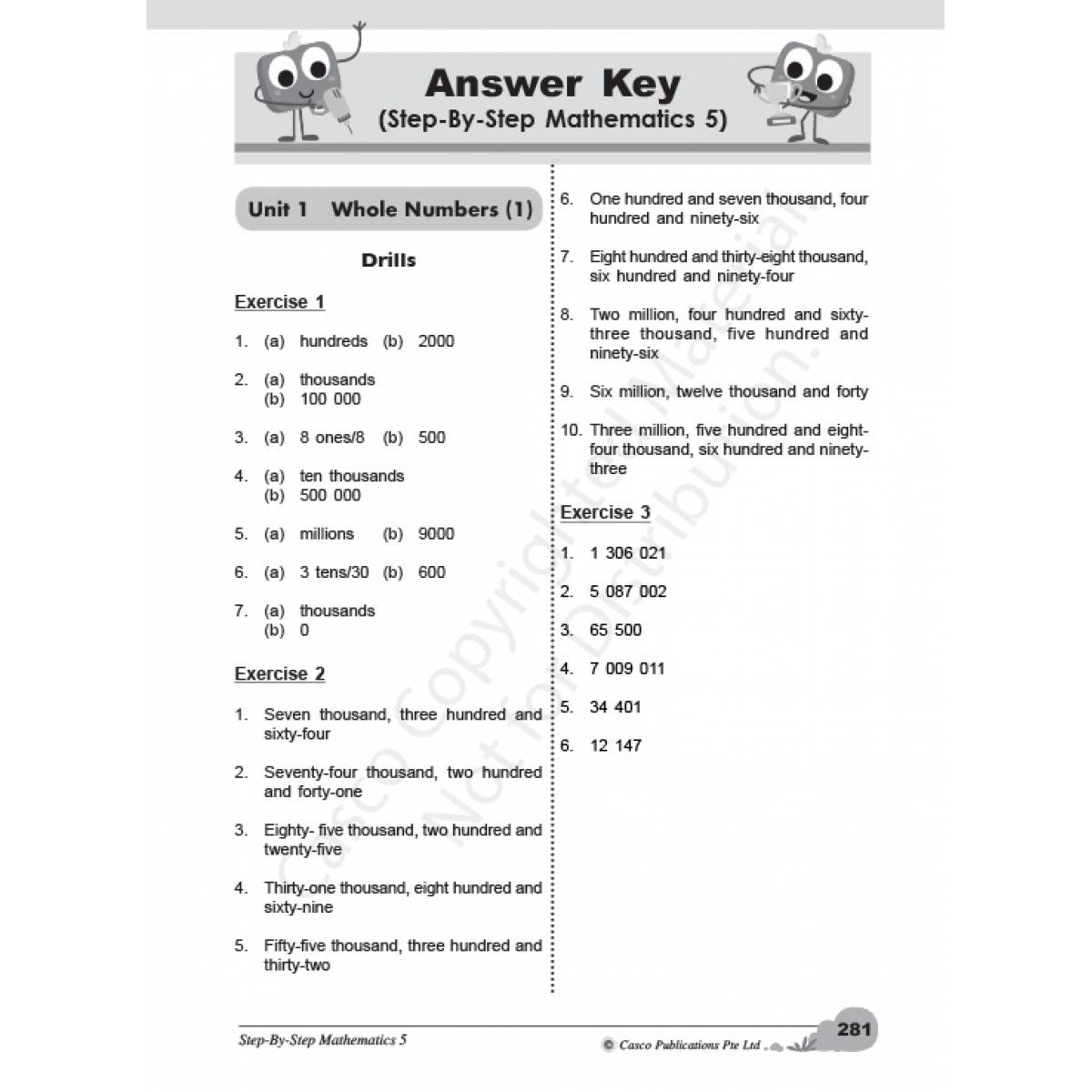 Step by Step Mathematics Primary 5 by Casco - Revised Edition