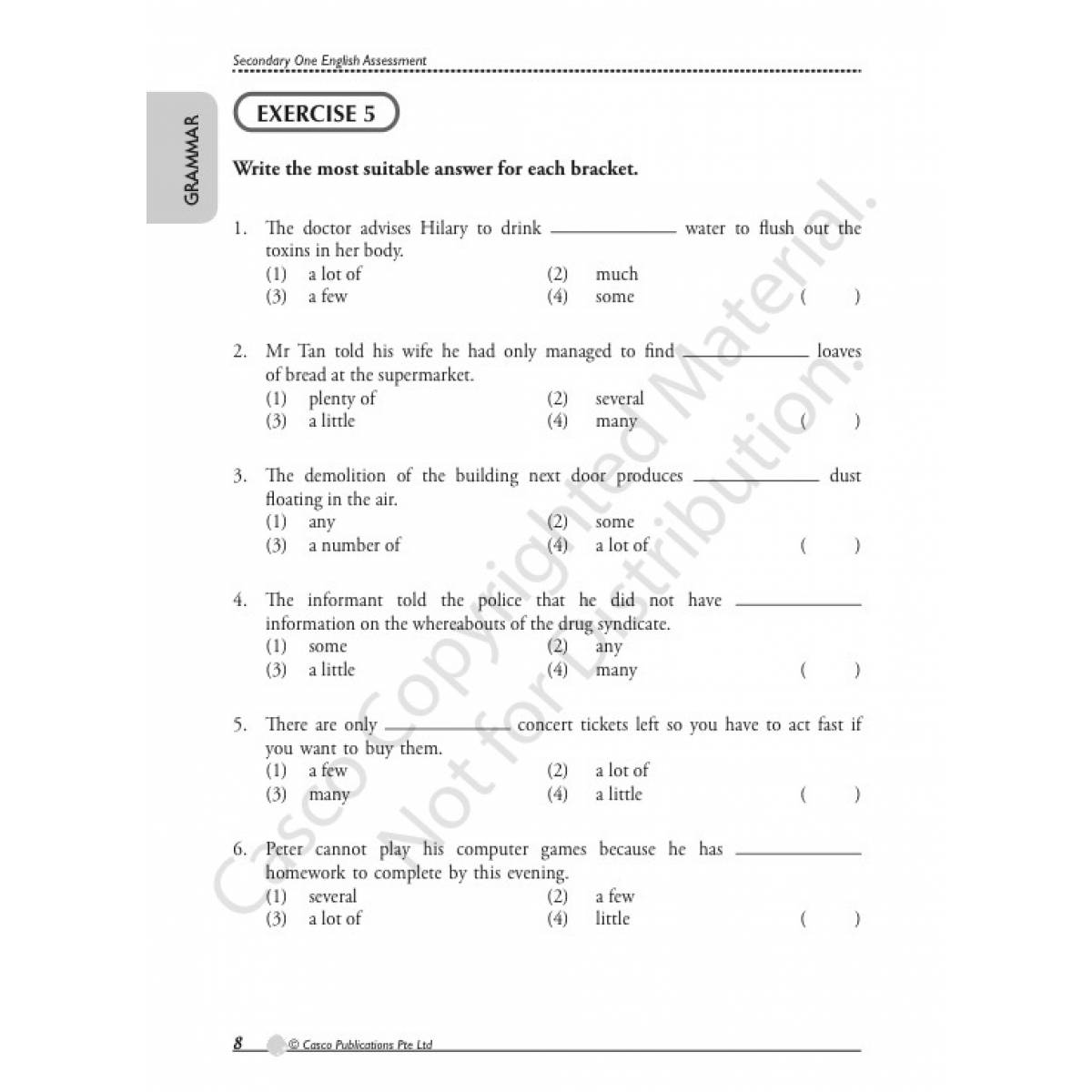 Secondary 1 English