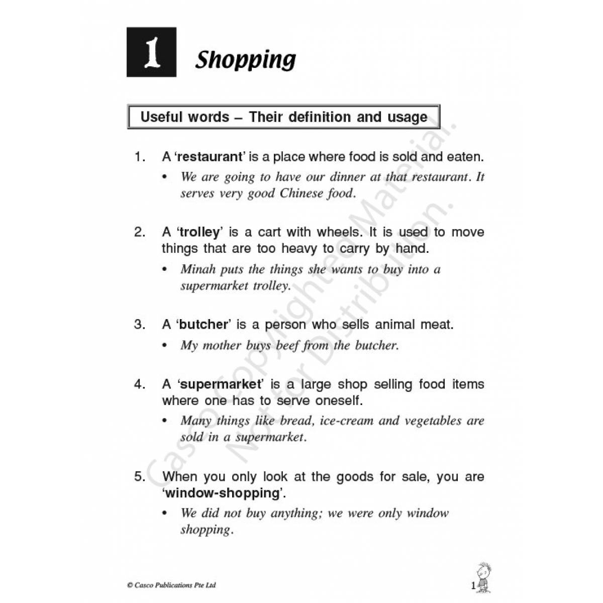 Vocabulary Workbook 1