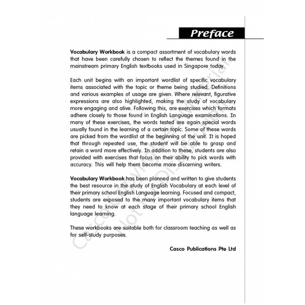 Vocabulary Workbook 5